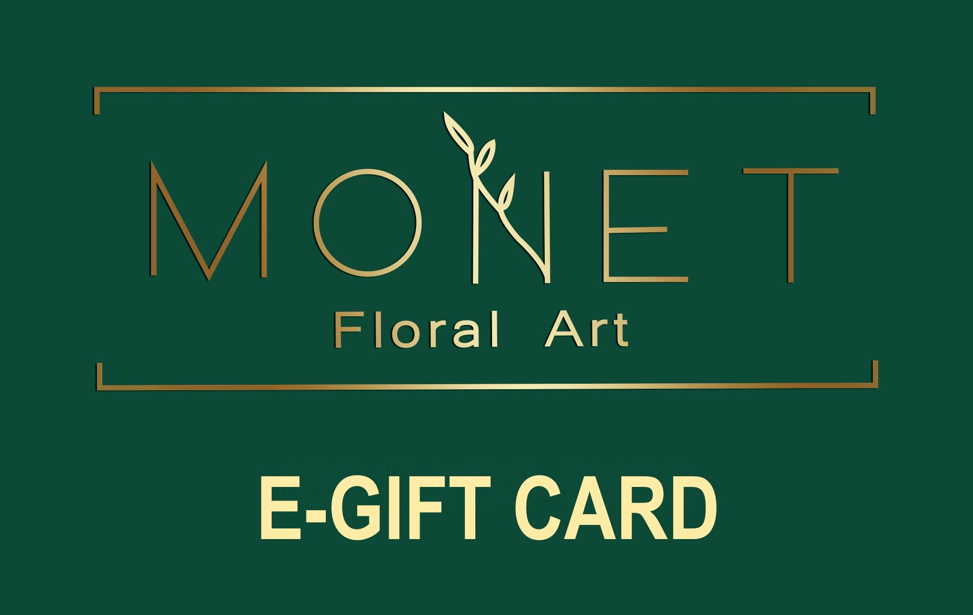 Electronic Gift Card – Monet Floral Art